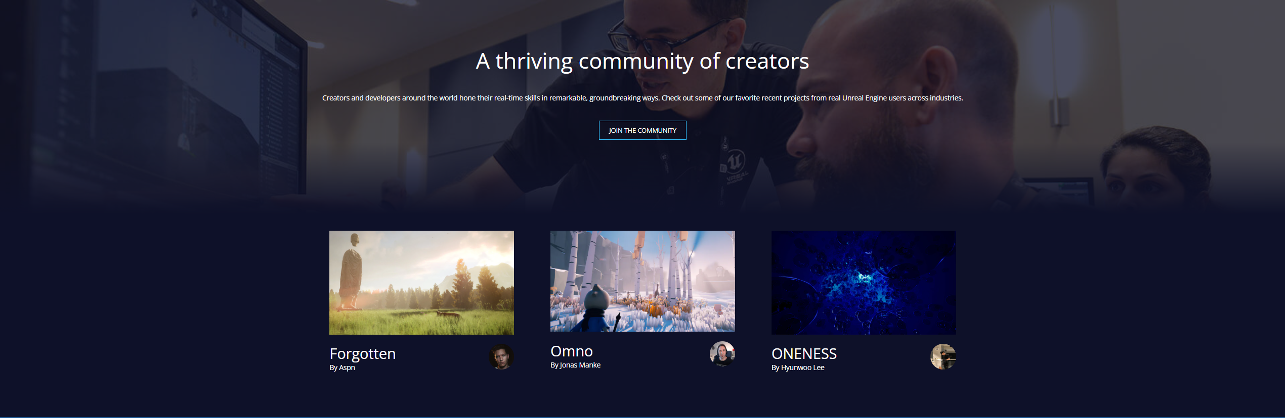GitHub - jason57454/epic-games: Website based on Unreal Engine landing ...