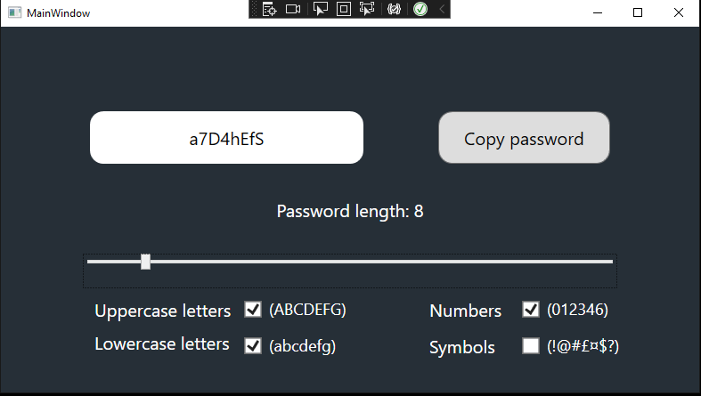 Github Denpas404 Password Generator V2 Password Generator Made In Wpf