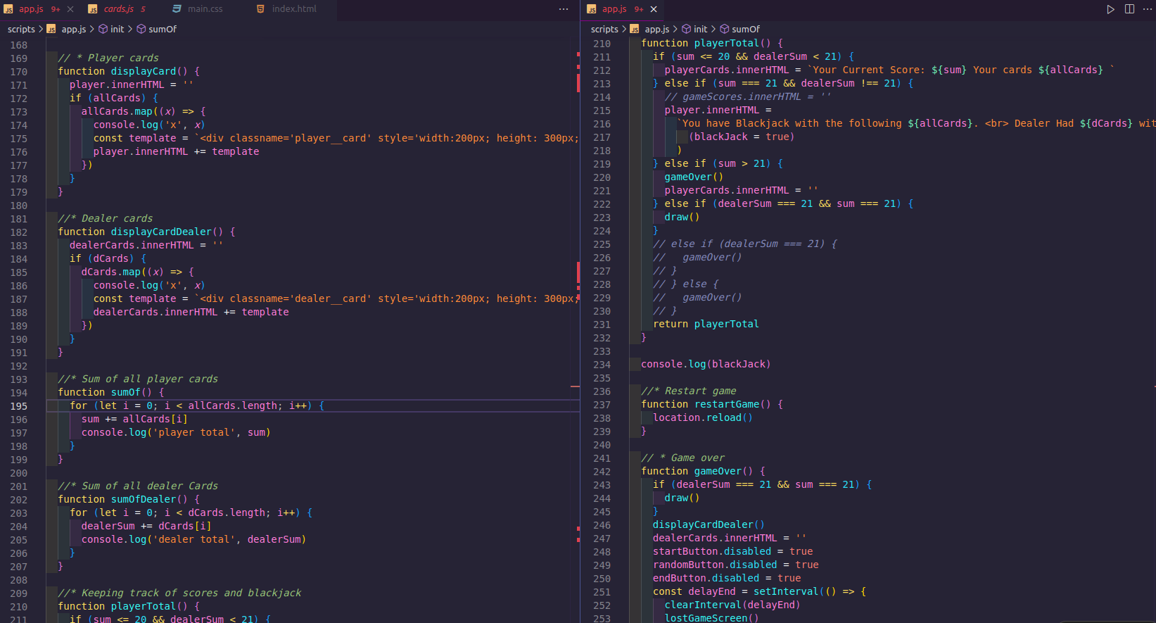 GitHub - Riddles-sys/Blackjack-vJS: Vanilla JavaScript version of the famous game of Blackjack