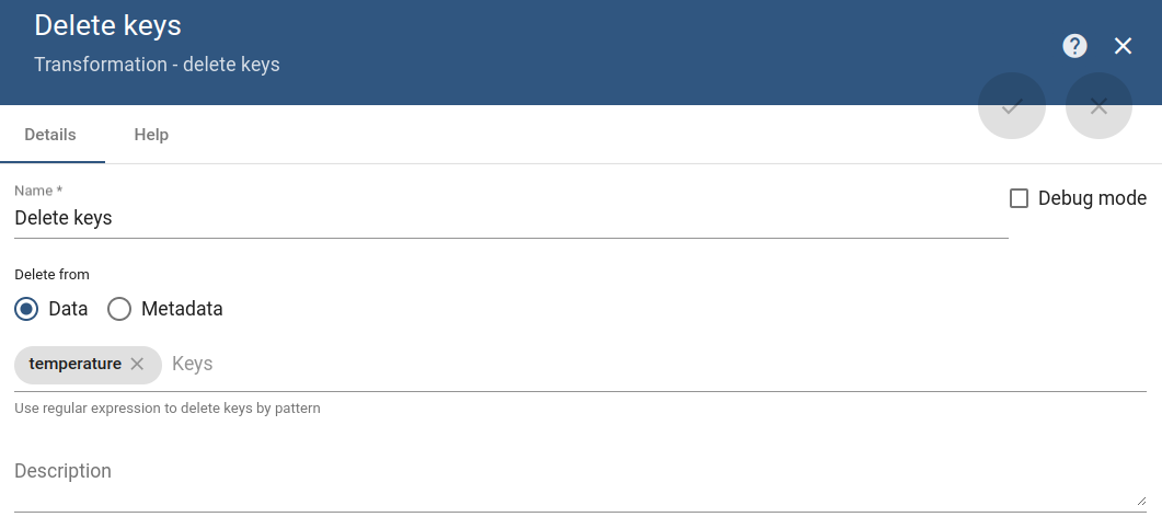 Develop new RuleNode 'delete keys' · Issue #7076 · thingsboard/thingsboard · GitHub