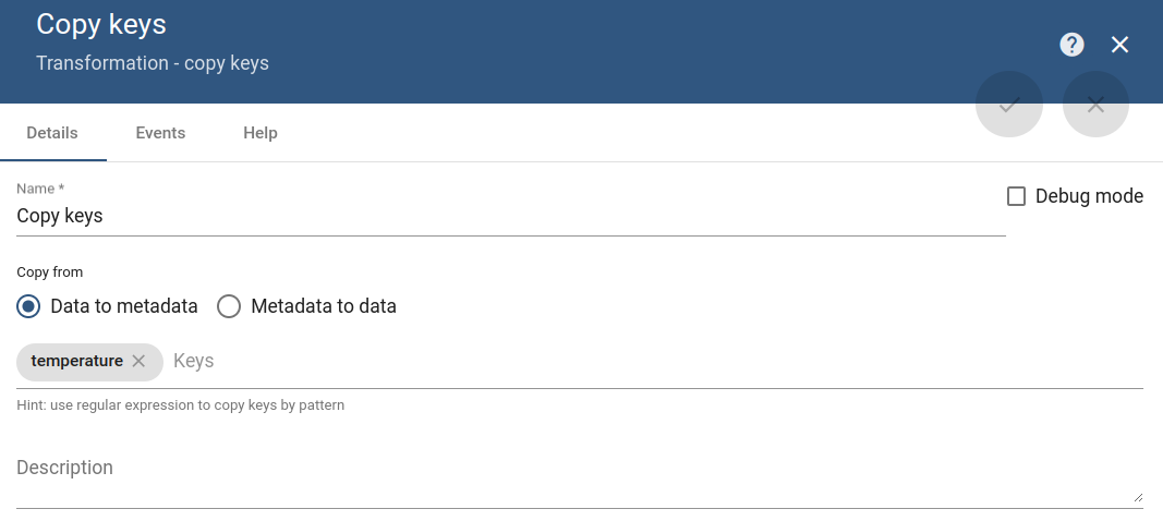 Develop new RuleNode 'copy keys' · Issue #7010 · thingsboard/thingsboard · GitHub
