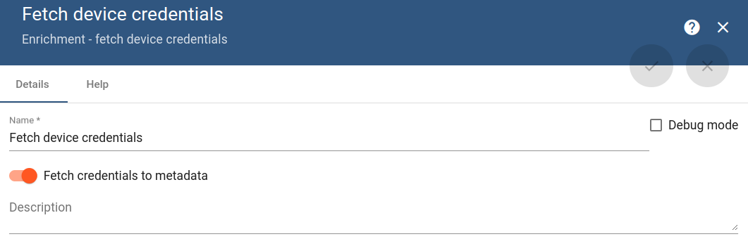 Develop new RuleNode 'fetch device credentials' · Issue #7000 · thingsboard/thingsboard · GitHub