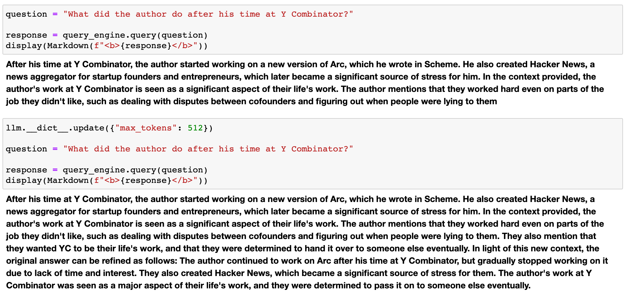 QUESTION: How can I increase completion tokens for a llama-70b model ...