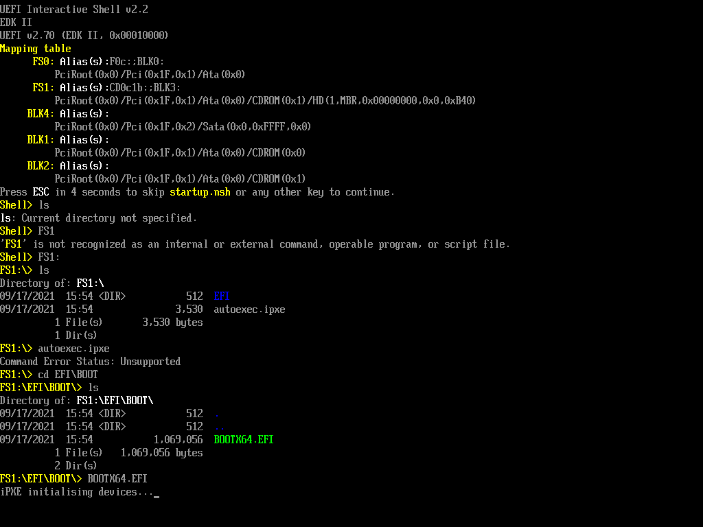 Netboot.xyz hangs on EFI boot in Virtualbox 6.1.26 · Issue #1003 · netbootxyz/netboot.xyz · GitHub
