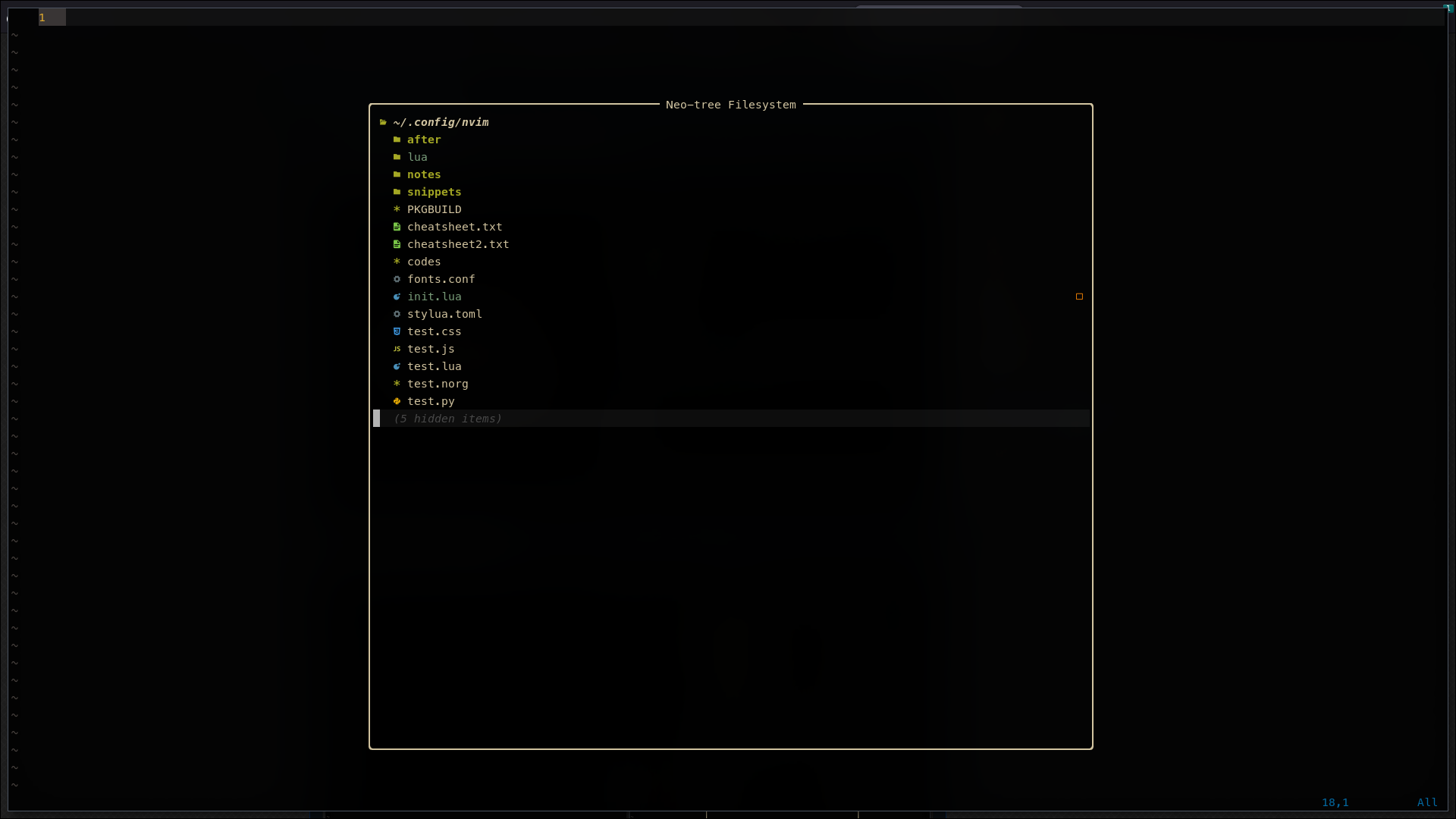 Feature Request: Re-render floating neo-tree on window size change · Issue #438 · nvim-neo-tree ...
