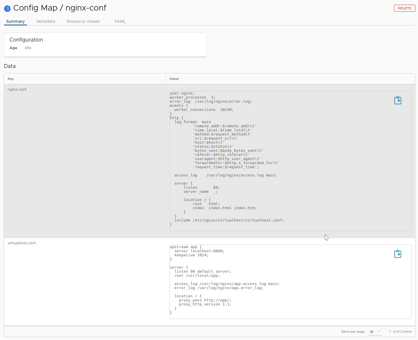 Container's attributes formatting for long values and command · Issue ...