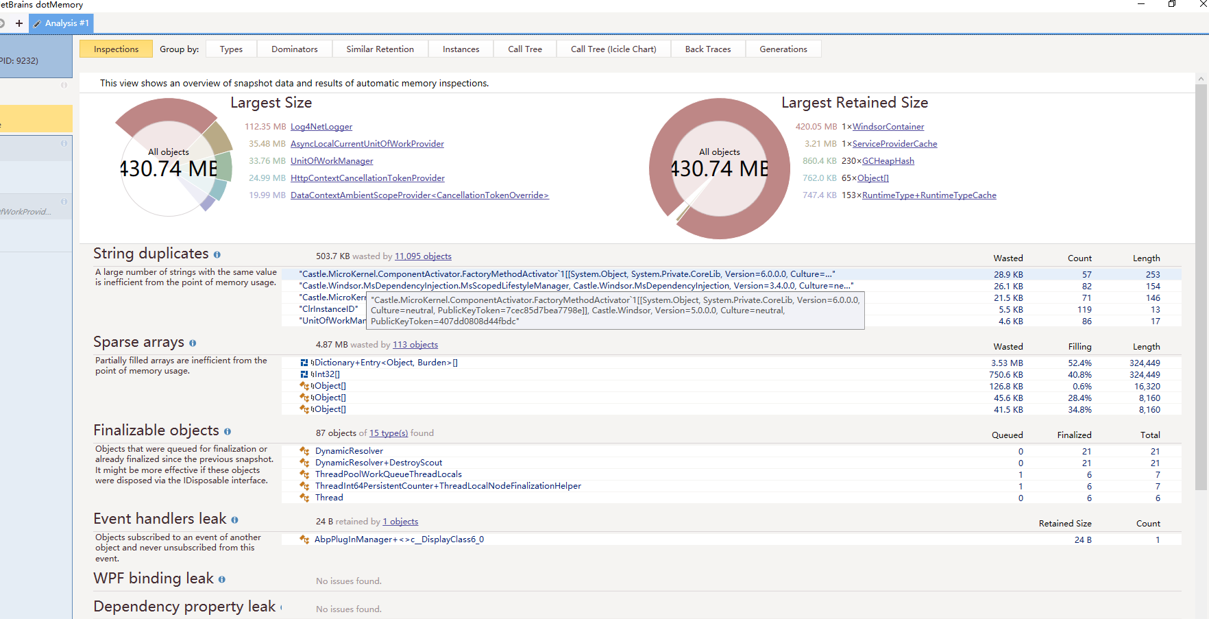 Got Memory Leak · Issue 6350 · Aspnetboilerplate Aspnetboilerplate · Github