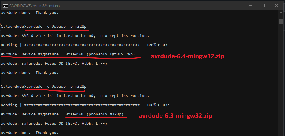probably lgt8fx328p · Issue #916 · avrdudes/avrdude · GitHub