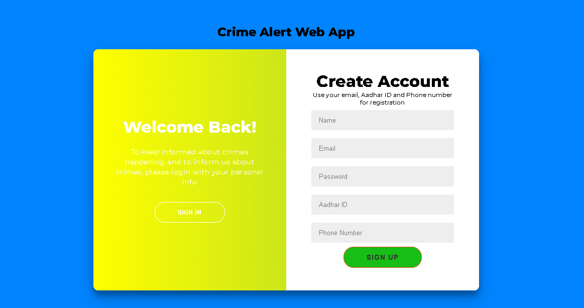 GitHub - CrimeAlertWebApp/CrimeAlert: Alerts users about crimes ...