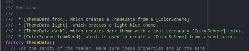 C# Style Doc multiline comments not recognized as multiline in Dart. · Issue #481 · aaron-bond ...