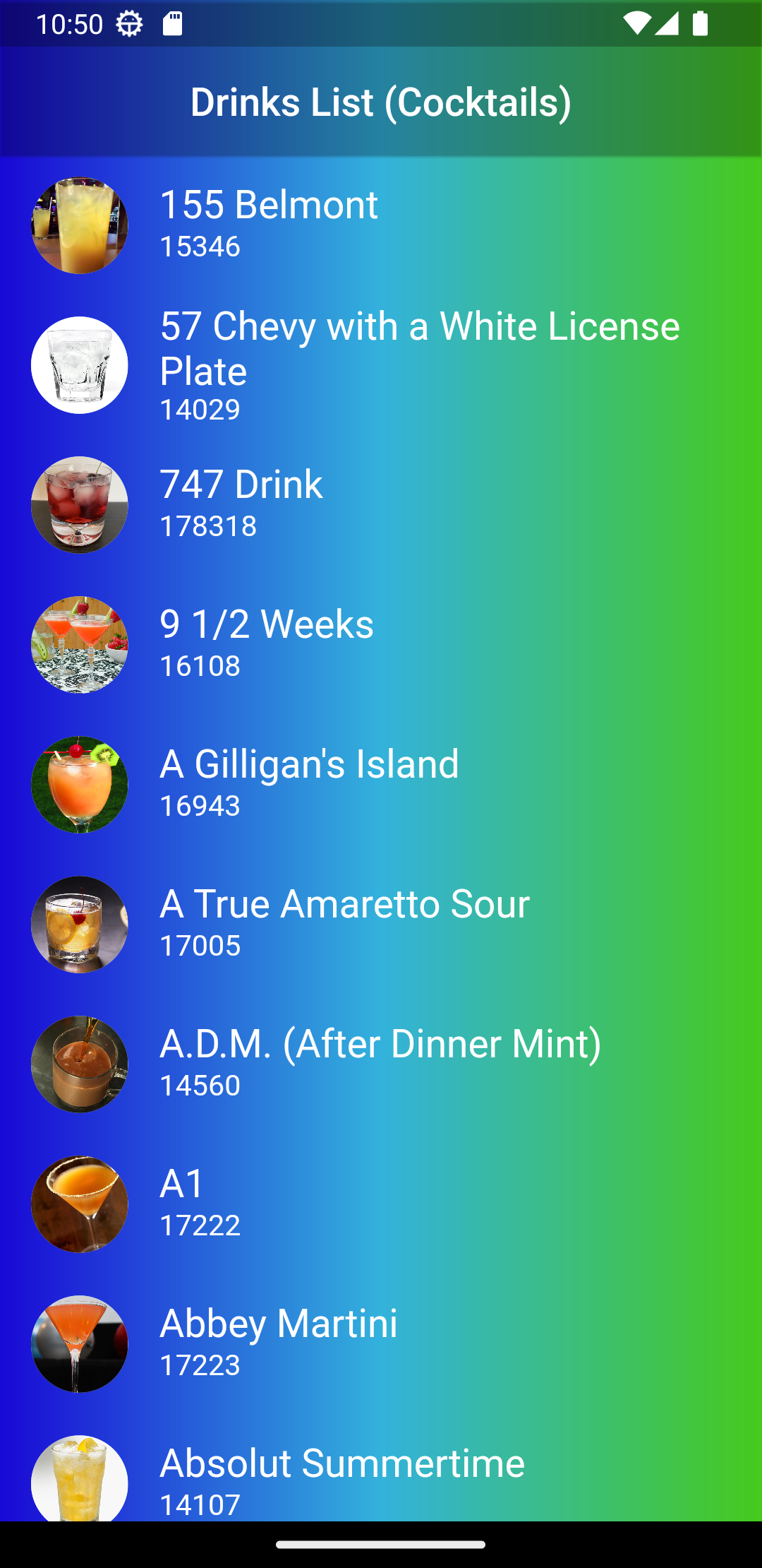 GitHub - Robertgovind/Drinks-List-App: Using API in flutter.