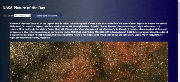 GitHub - lizkil-dev/nasa-api_picture-of-the-day: Simple Website for requesting NASA's ...