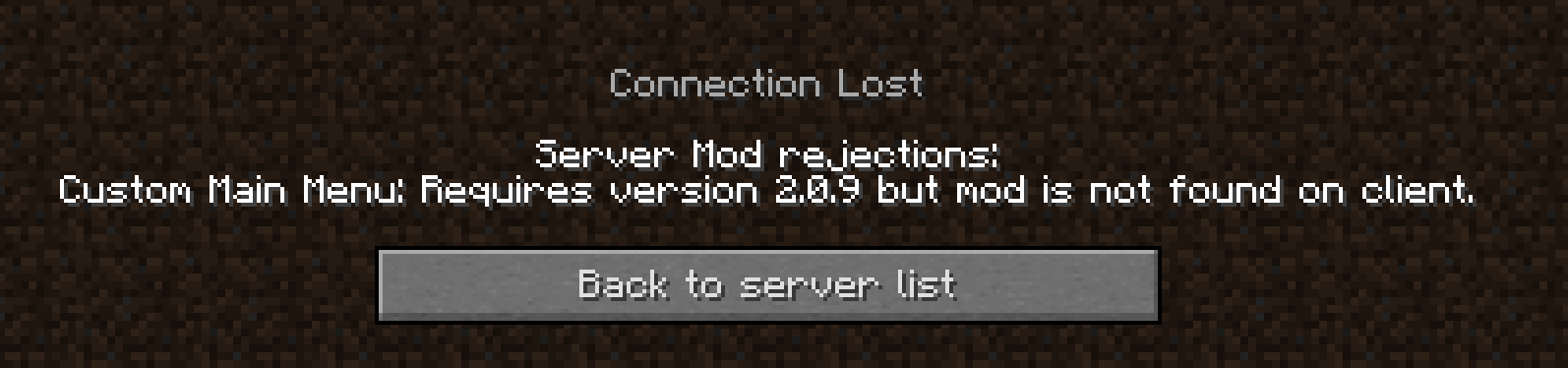 [1.12.2] Required on both sides · Issue #321 · lumien231/Custom-Main ...