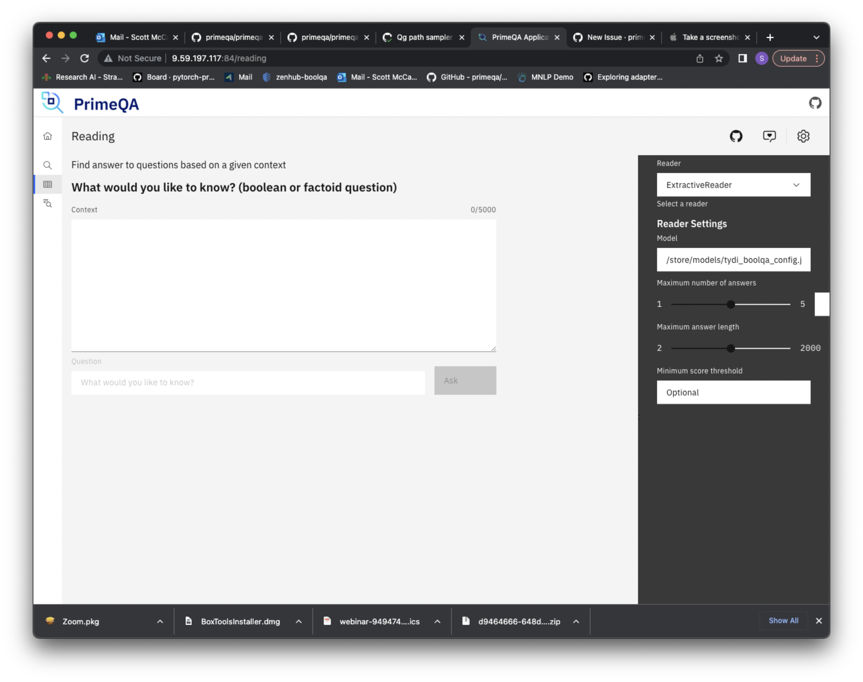 Parameter Values Not Updated When Switching Readers · Issue 418 · Primeqaprimeqa · Github 