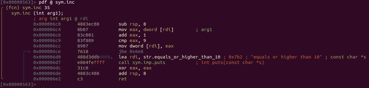Function scope determined improperly · Issue #10824 · radareorg/radare2 · GitHub
