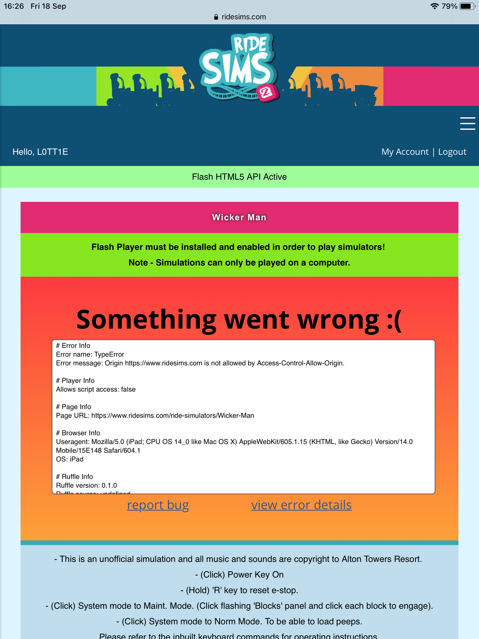 Ruffle Web Access-Control-Allow-Origin Error · Issue #1197 · ruffle-rs/ruffle · GitHub