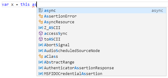 Typescript As Keyword Is Not Recognized In Intellisense · Issue 34814 · Microsofttypescript