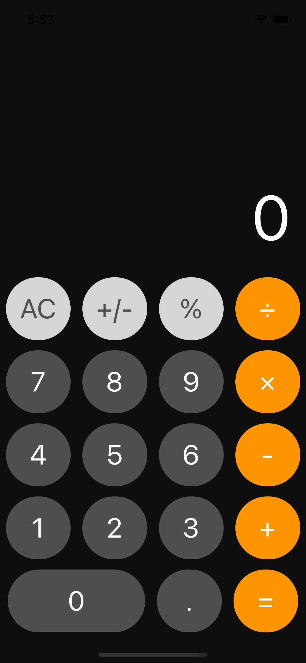 GitHub - gleblubecki/IOS-Calculator: iPhone calculator clone
