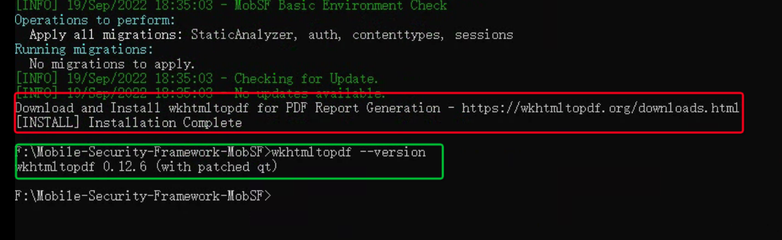 无论怎么配置wkhtmltopdf,还是让下载安装 · Issue 2030 · Mobsf Mobile Security Framework Mobsf · Github