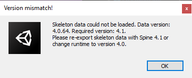 [unity] Runtime version 4.1 not backward compatible with 4.0 assets · Issue #2106 ...