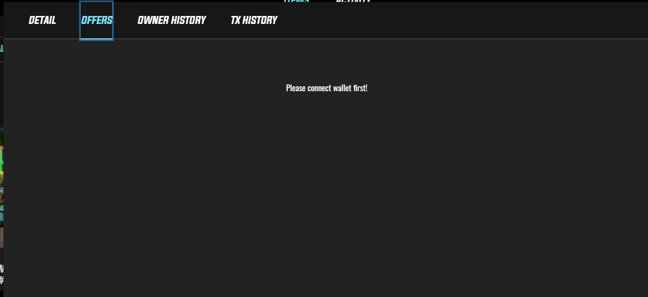 No need to connect wallet to view offers and history · Issue #265 · ArtZero-io/frontend-react ...