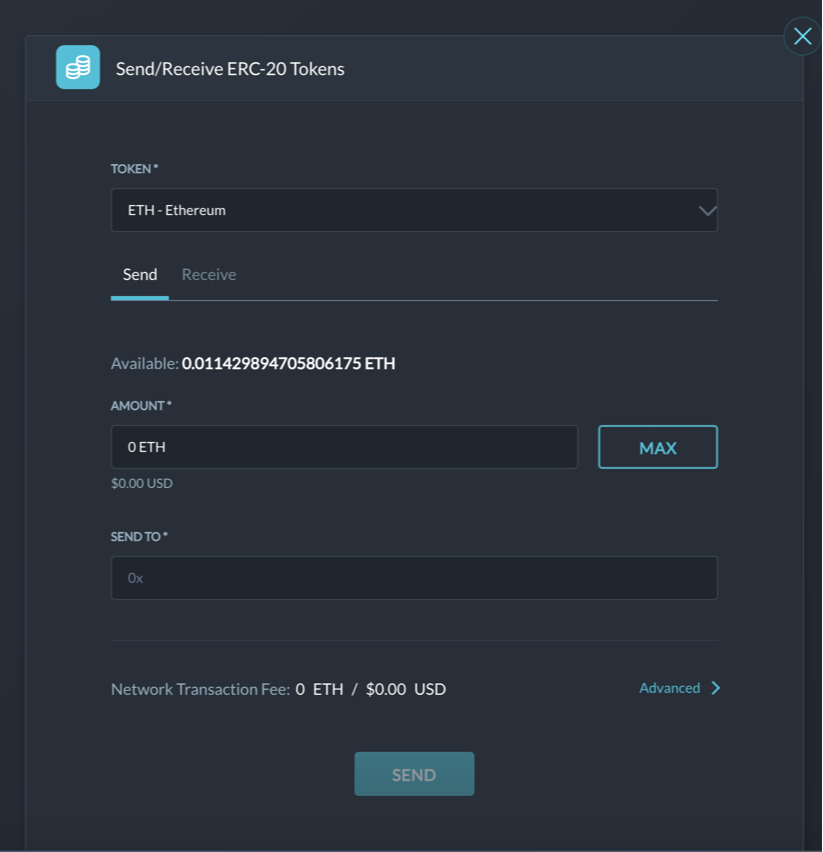 Send/Receive Token Modal · Issue #2056 · SelfKeyFoundation/Identity ...
