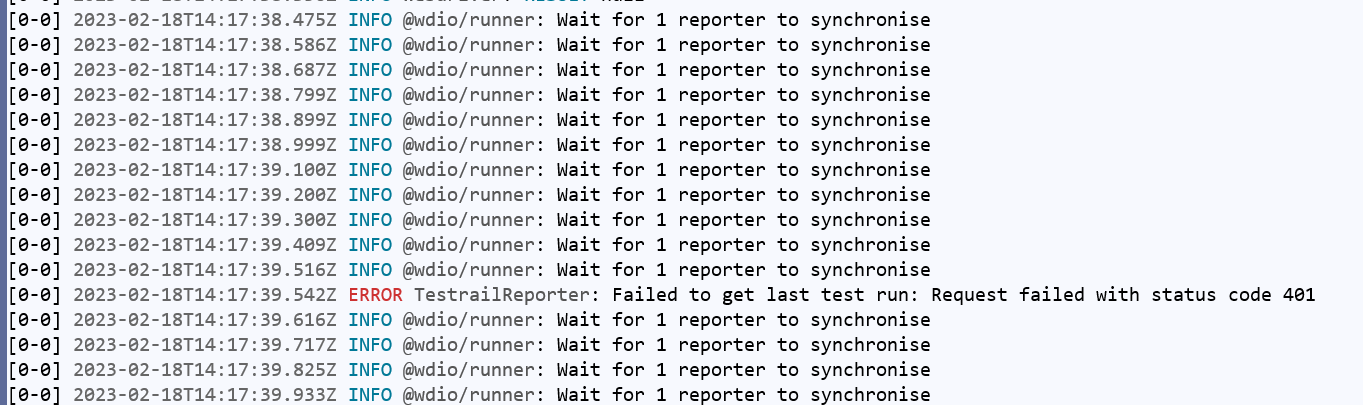 Not Able To Push Test Results To Testrail · Issue 71 · Webdriverio Community Wdio Testrail