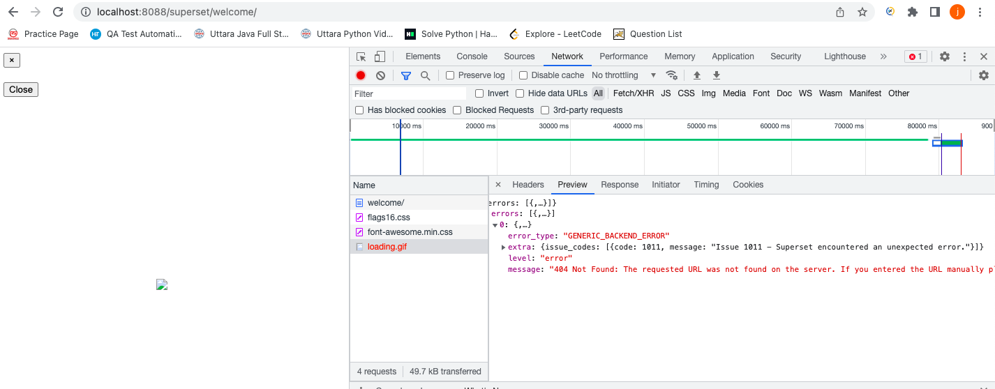During setup with docker, containers failing and 404 for static resources · Issue #23703 ...