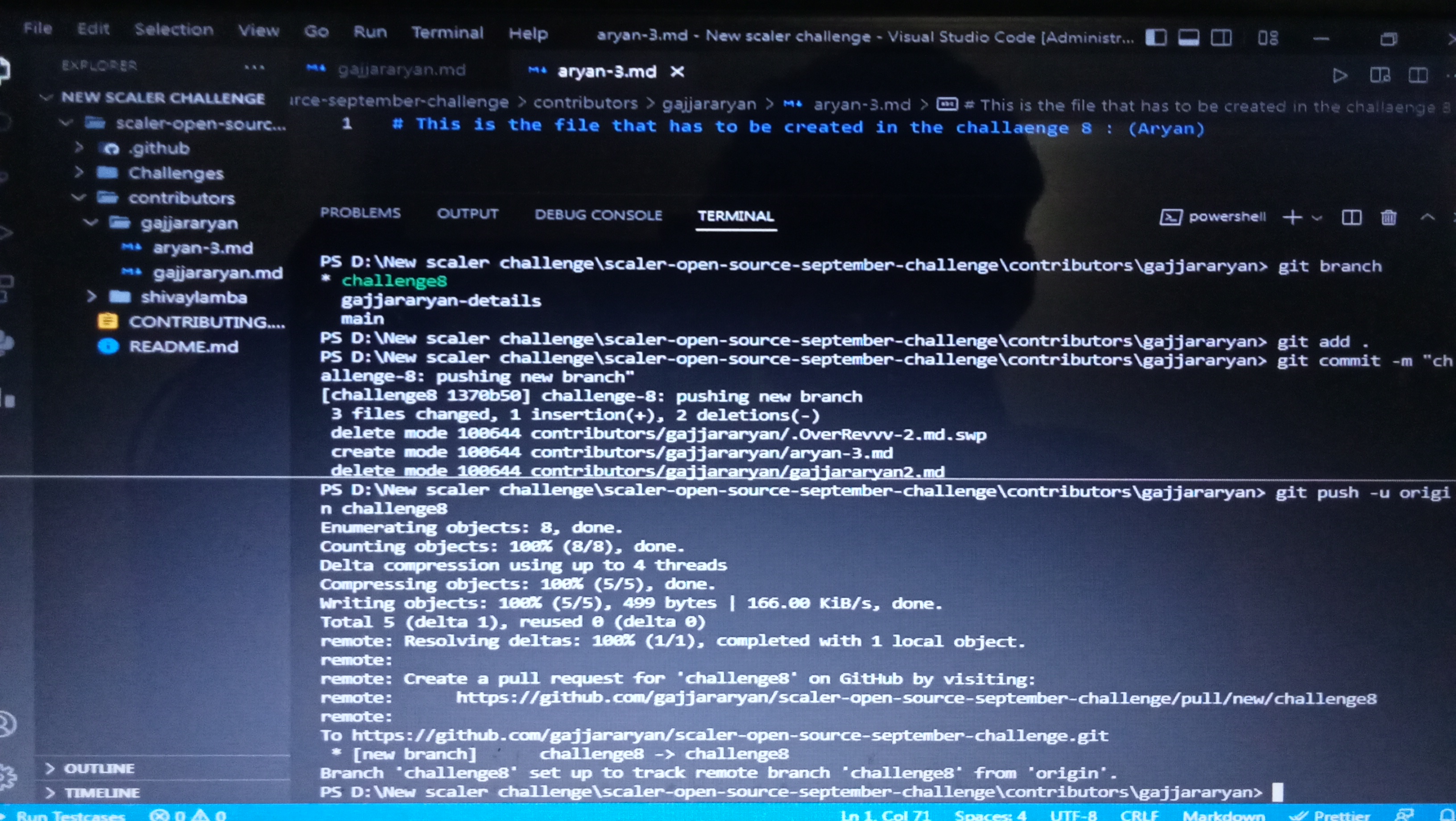 Challenge#1 - Aryan Gajjar · Issue #9 · scaleracademy/scaler-open-source-september-challenge ...