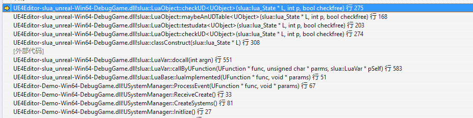 当classConstruct传入参数为lua table时候, lua的栈的参数个数会出现错误. · Issue #87 · Tencent/sluaunreal · GitHub