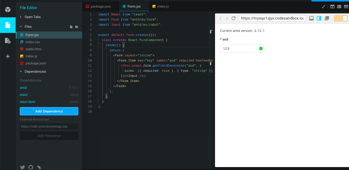 表单 hasFeedback 图标位置在窗口大小改变后位置错误 · Issue #14378 · ant-design/ant-design ...
