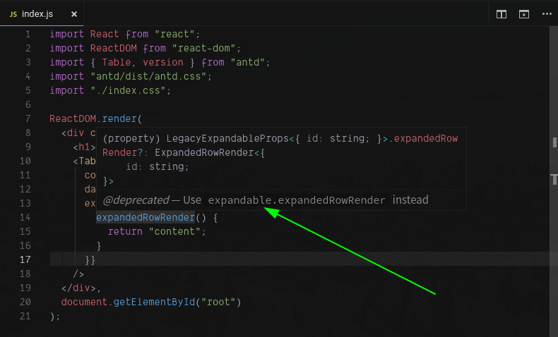 Table Expandable 定义问题 · Issue 27685 · Ant Designant Design · Github