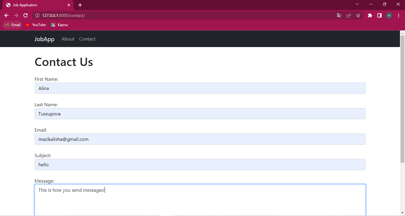 GitHub - alinatussupova/django_job_form_application: Job Form Application, using Django.
