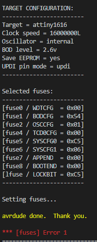 Garbled serial output from ATtiny1616 when using Platformio IDE, OK on Arduino IDE · Issue #323 ...