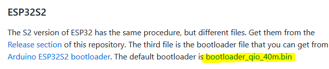 Missing Bootloader Filer For Esp32 S2 · Issue 404 · Utilitechas Amsreader Firmware · Github