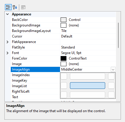 Align and Anchor editors in PropertyGrid do not fill whole width · Issue #8933 · dotnet/winforms ...