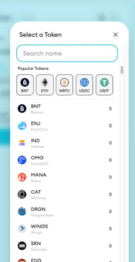The token list under trade is not sorted by balance or name · Issue #292 · bancorprotocol/webapp ...