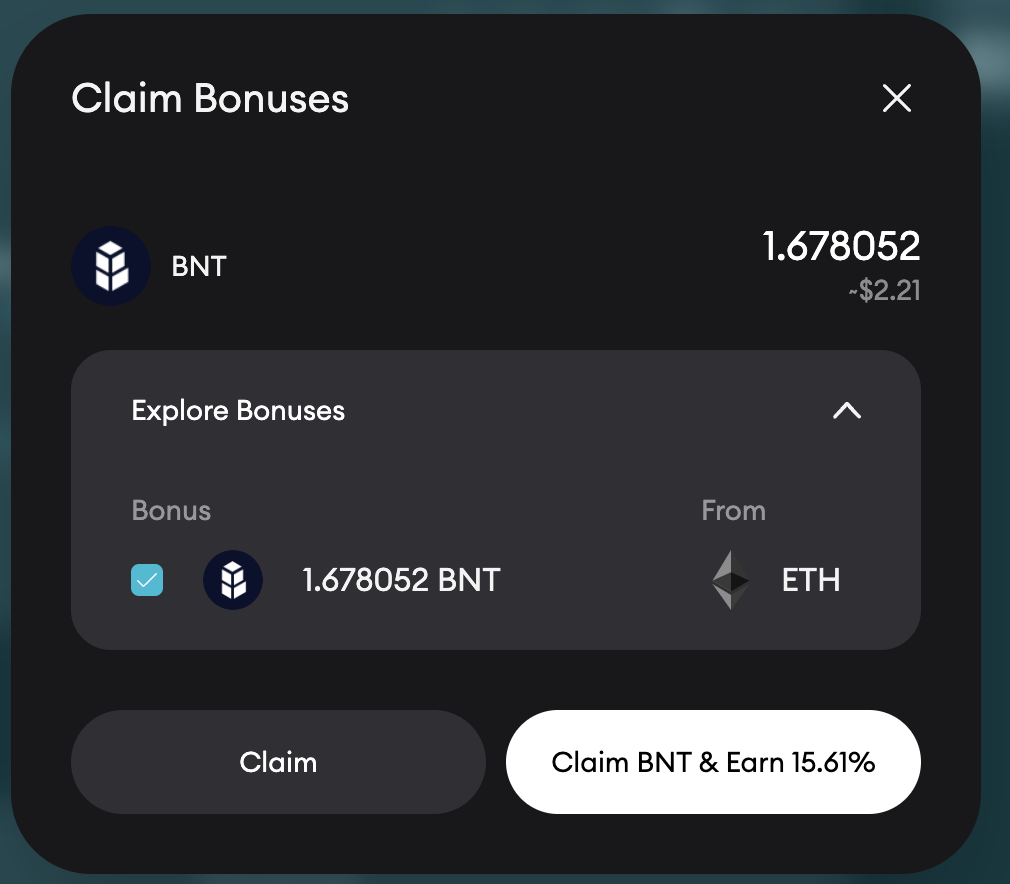 Dark mode - "Claim" and "Claim BNT & Earn..." buttons are not readable when disabled · Issue ...