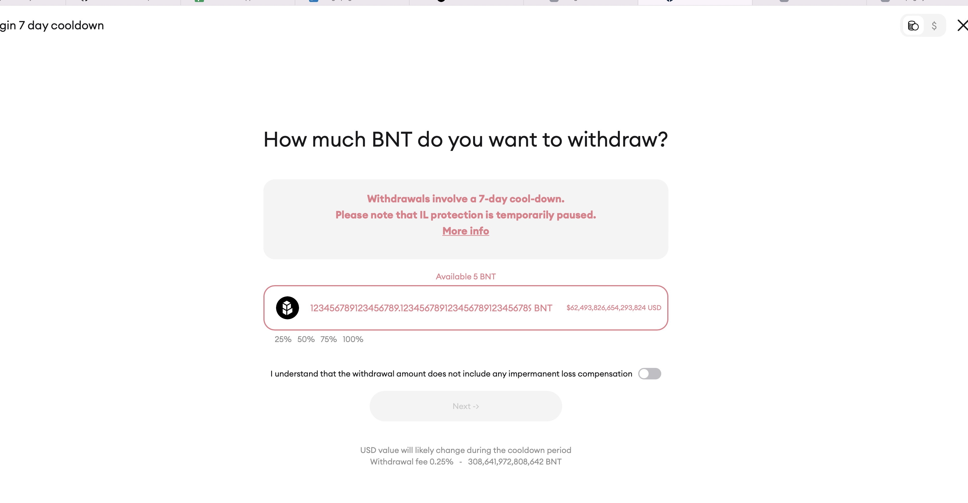 [BUG] Withdraw amount text field is not limited to any amount of digits. · Issue #517 ...