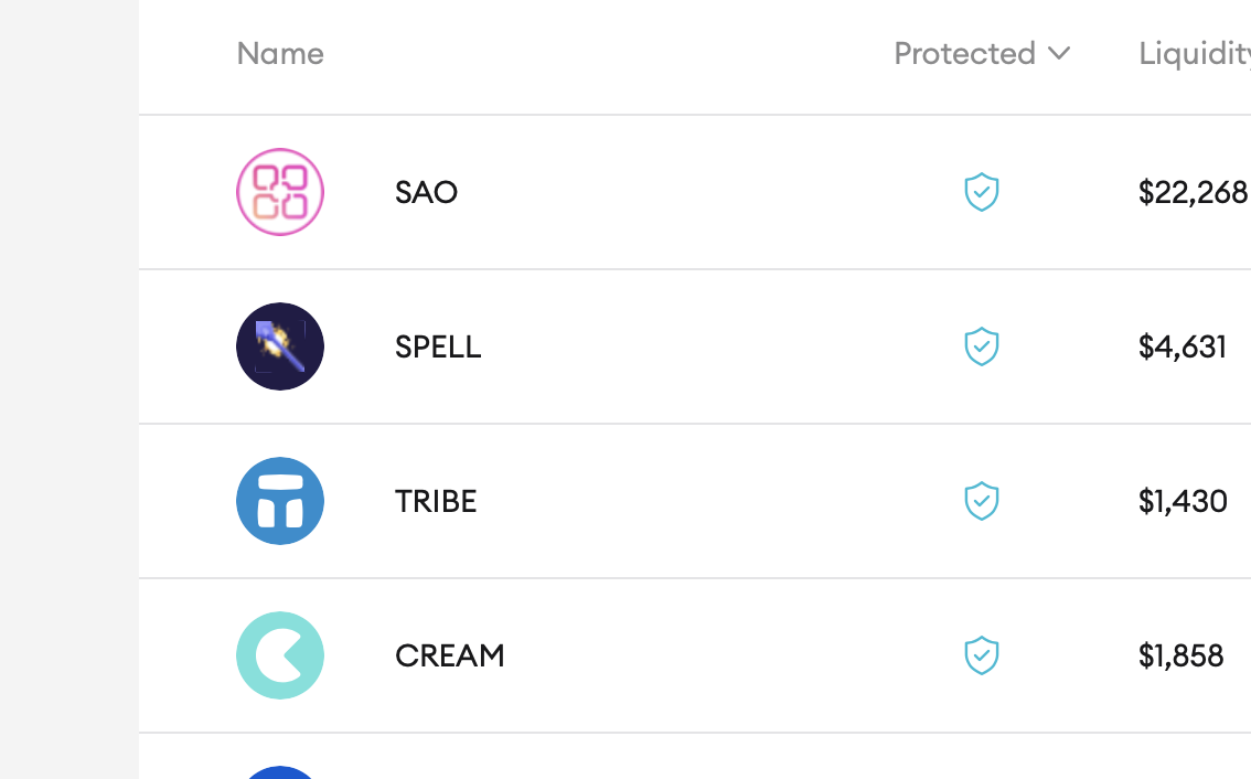 [BUG] Removing the Protected icon · Issue #542 · bancorprotocol/webapp-v3 · GitHub