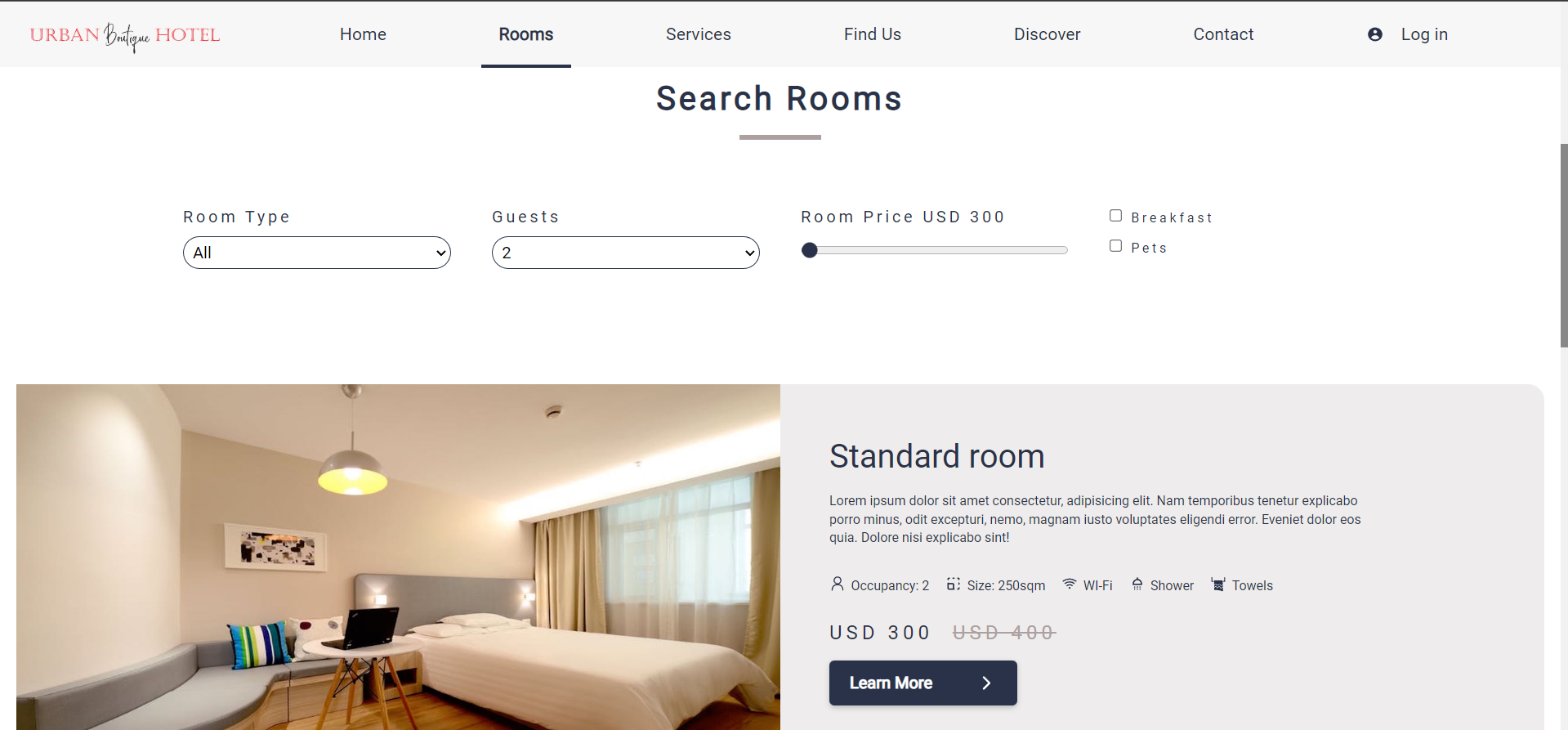 GitHub - MichelAD1/Urban-Boutique-Hotel-Website