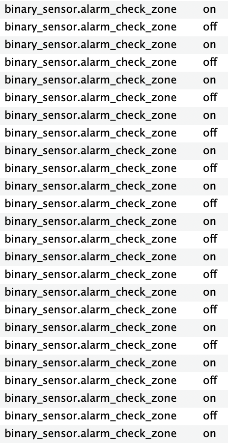 AlarmDecoder zones alternating on and off forever upon HA start if multiple zones are open ...