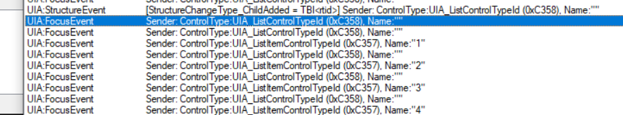 [Accessibility] when using up/down arrow or mouse goes through the ...