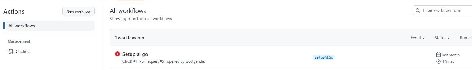 Workflows Missing In Migrating To Algo · Issue 308 · Microsoftal Go · Github