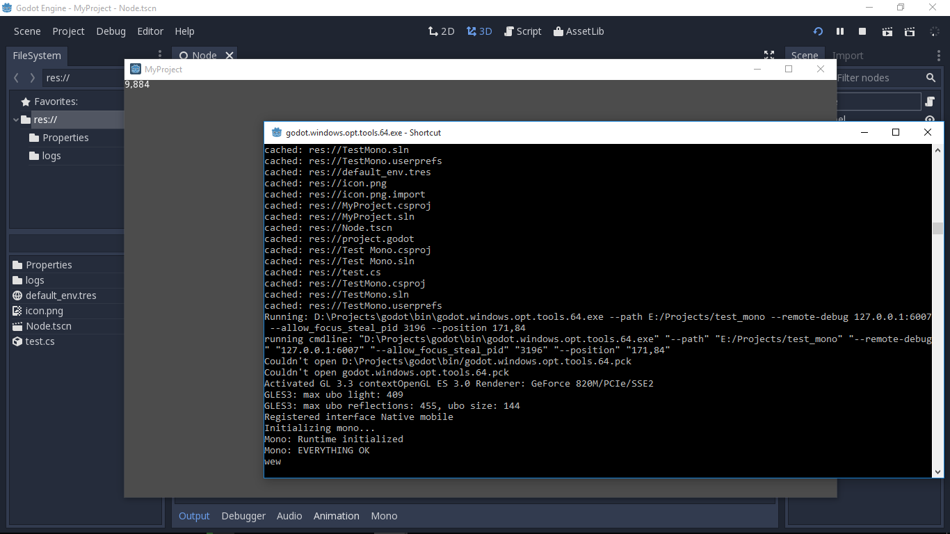 Cannot run a project with space in the name (mono related) · Issue #11892 · godotengine/godot ...