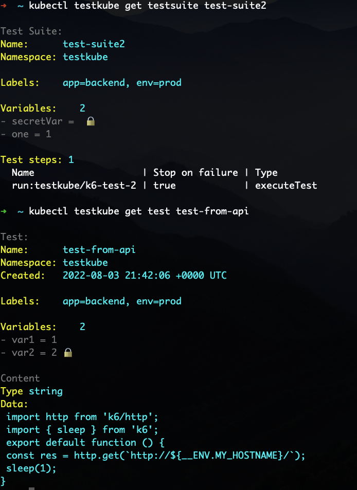 Test Suites Secret Variables Are Not Shown · Issue 1994 · Kubeshop Testkube · Github