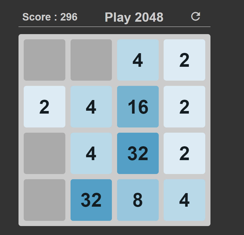 GitHub - DineshKatravath/2048-Game: Implemented 2048 Game using HTML ...