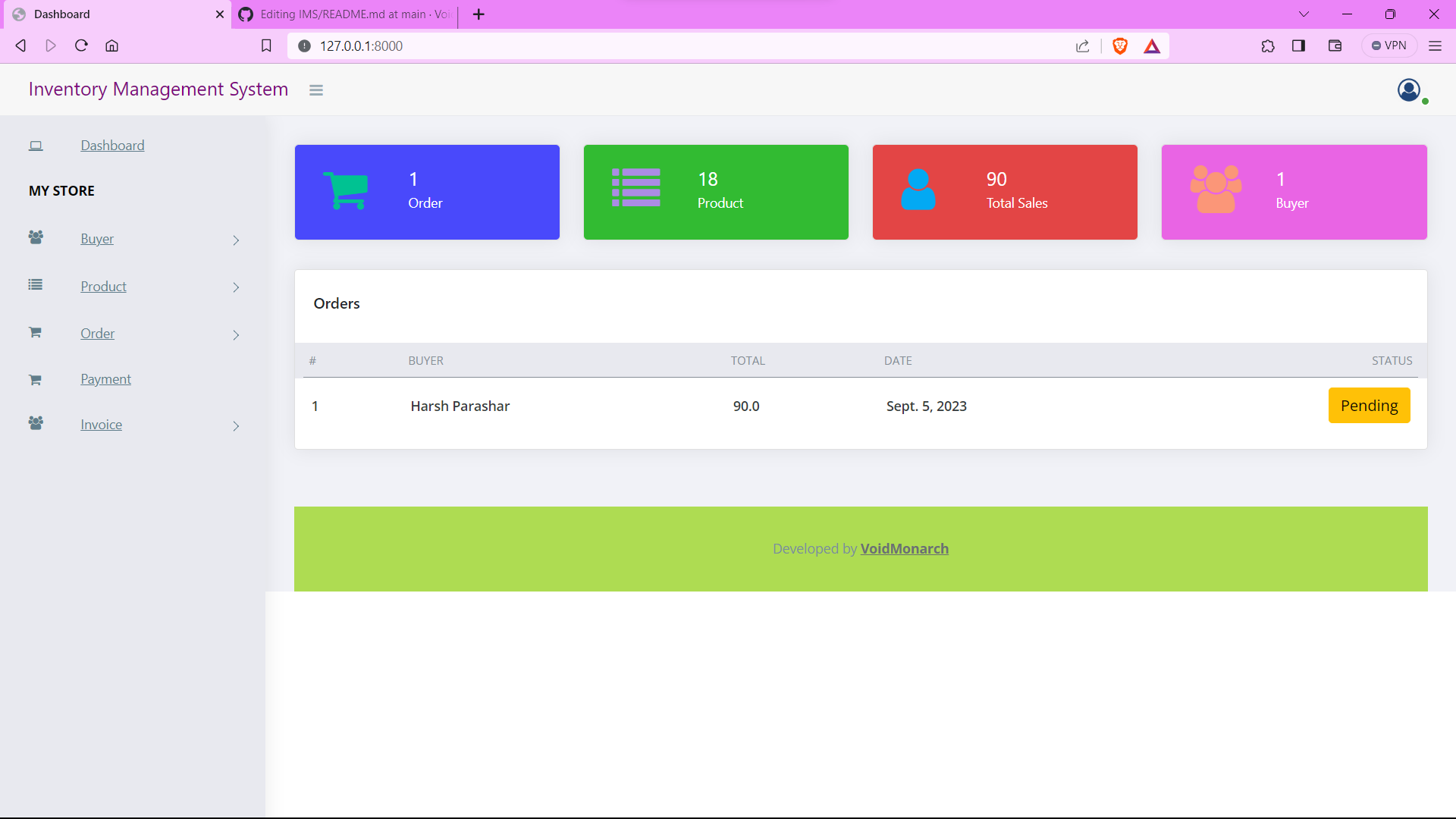 GitHub - Void-Monarch/IMS: The Information Management System (IMS) : : is a web-based ...