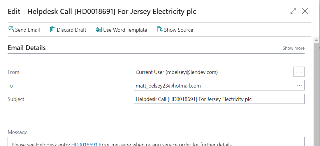 sending internal email from helpdesk call · Issue #4 · Jersey-Electricity-plc/intsys-issues · GitHub