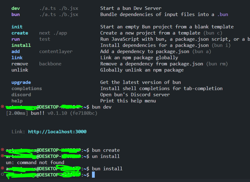 Bun install, add, upgrade commands do not work · Issue #1127 · oven-sh/bun · GitHub